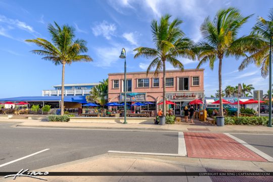 Restaurant at Beach Jetty Park Fort Pierce Florida | Royal Stock Photo