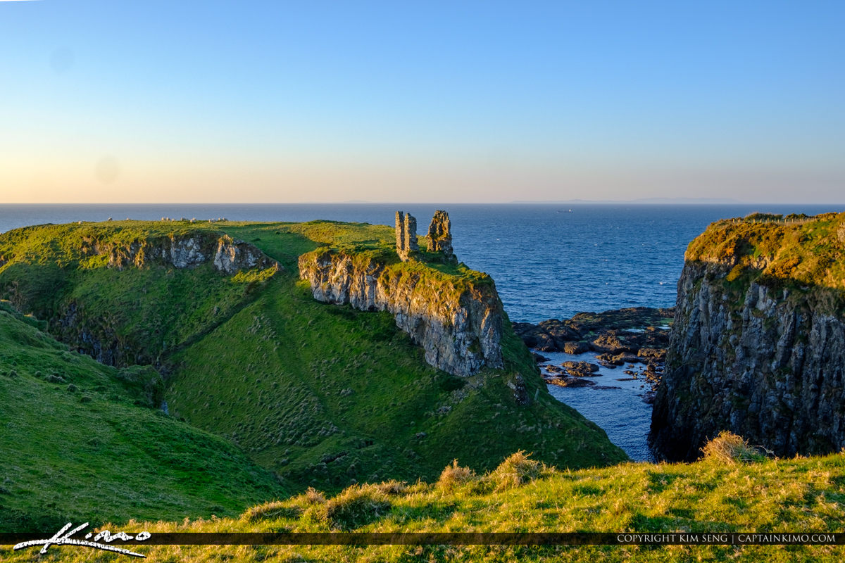Old Ruins Dunseverick Castle Northern Ireland | Royal Stock Photo