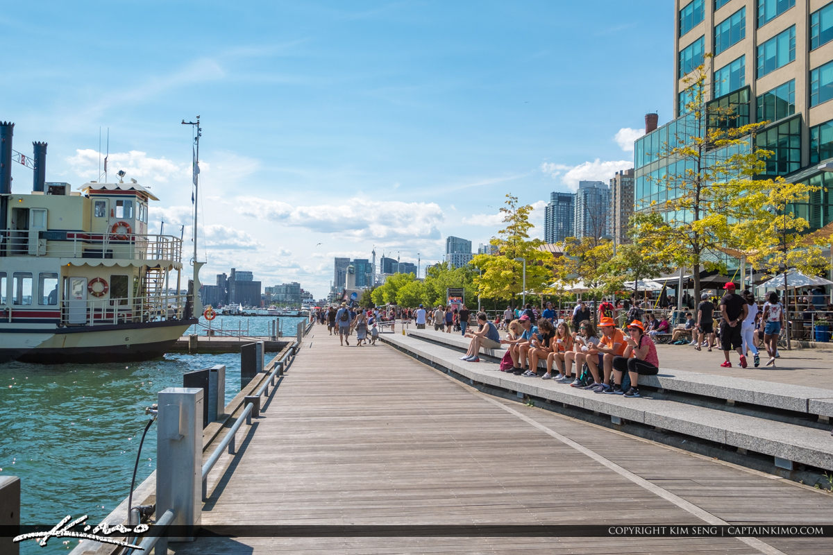 Waterfront Toronto Ontario Canada People Enjoying the Fresh Air | Royal ...