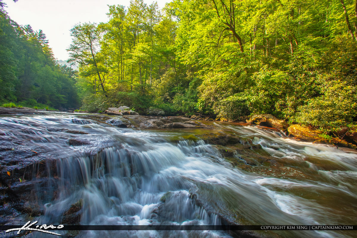 Cullasaja River Highlands North Carolina Blue Ridge Parkway Rapi ...