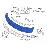 Bumper & Components - Front for 2020 Ford F-250 Super Duty | Ford Parts ...