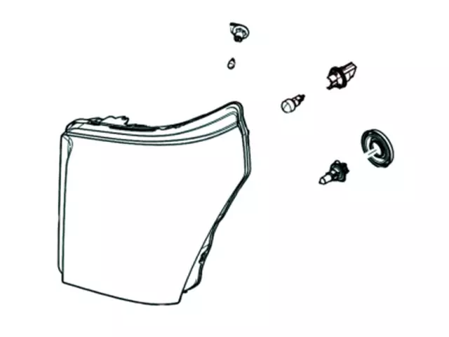 OEM NEW Ford Headlamp Assembly Bc3Z-13008-Fcp BC3Z-13008-FCP | Ford OEM ...