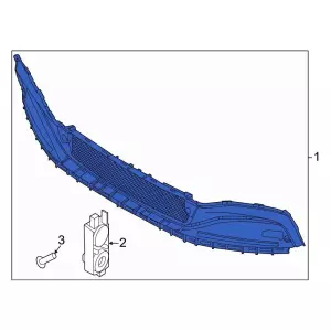 Genuine OEM Ford Part - Shutter Assembly LJ9Z-8475-B | Genuine OEM Ford ...