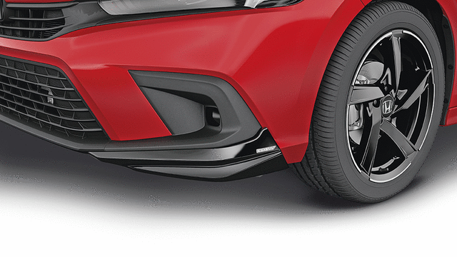 2022-2024 Honda Civic Hpd Front Under-Body Spoilers - Berlina Black ...