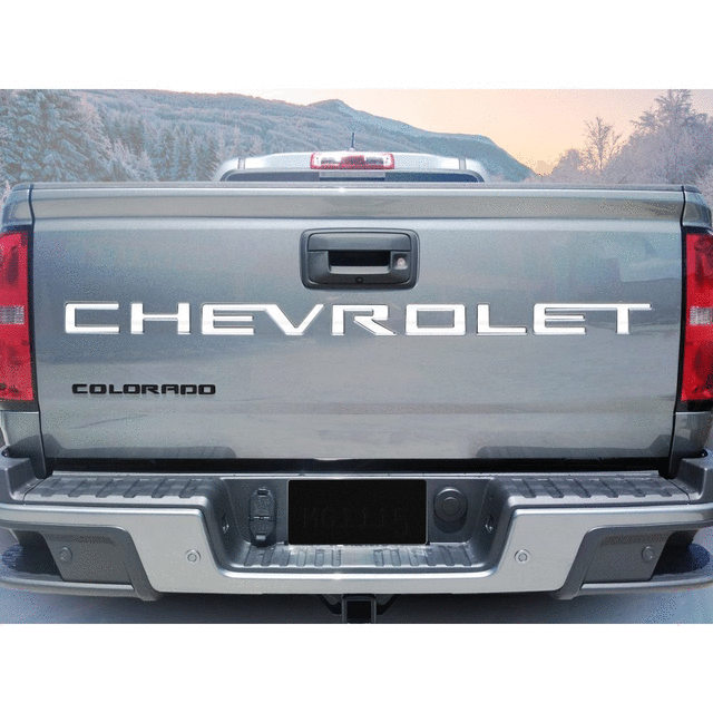 2022 Chevrolet Colorado 3-D Urethane Chevrolet Tailgate Lettering ...