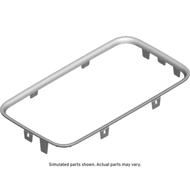 2014-2019 GM Bright Chrome Front Floor Console Cup Holder Opening Trim ...