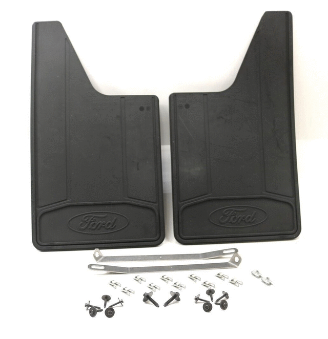 PC3Z-16A550-AA - Black Molded Front Pair With Ford Oval Splash 2023 ...