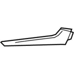 2016-2018 Chevrolet Malibu Front Driver Side Fog Lamp Opening Insert ...