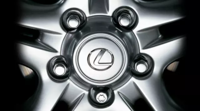 00276-00900 - Alloy Wheel Locks - Clear Chrome - 5 Pieces For 2005-2024 ...