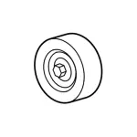 2010-2024 GM Drive Belt Idler Pulley 12695659 GM | GMPartsDirect.com