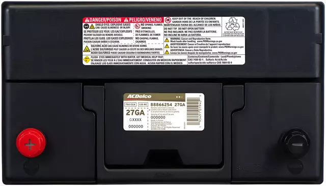 1984-2017 ACDelco Vehicle Battery 27GA | TascaParts.com