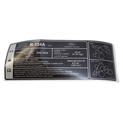 2004-2008 Ford F-150 Label 5L3Z-1503050-A | OEPartsQuick