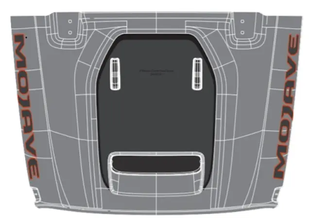 2020-2021 Jeep Gladiator Hood Graphic 82216240AB | My Mopar Parts