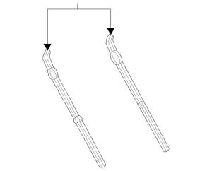 167-820-92-01 - Parts Kit, Wiper Blade 2020-2025 Mercedes-Benz ...