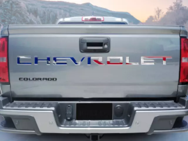 2022 Chevrolet Colorado 3-D Urethane Chevrolet Tailgate Lettering ...
