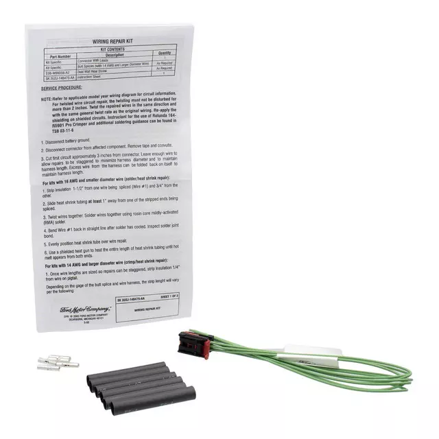 MU2Z-14S411-HA - Wire Assembly Ford Parts Direct