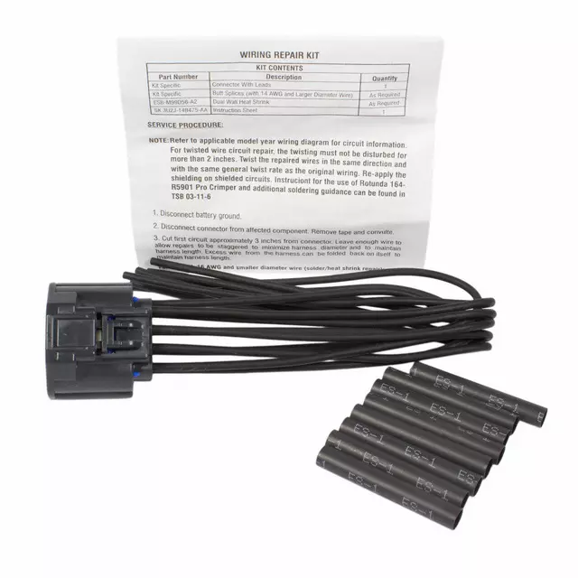 3U2Z-14S411-TZA - Wire Assembly Ford Parts Direct