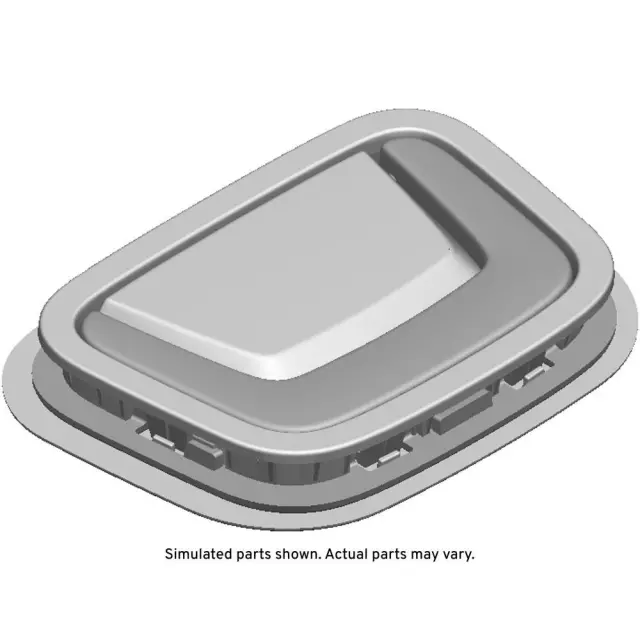 2021-2024 GM Black Rear Compartment Floor Stowage Compartment Cover ...