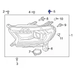 2019-2024 Ford Wheel Opening Molding Rivet -W715694-S300 | TascaParts.com