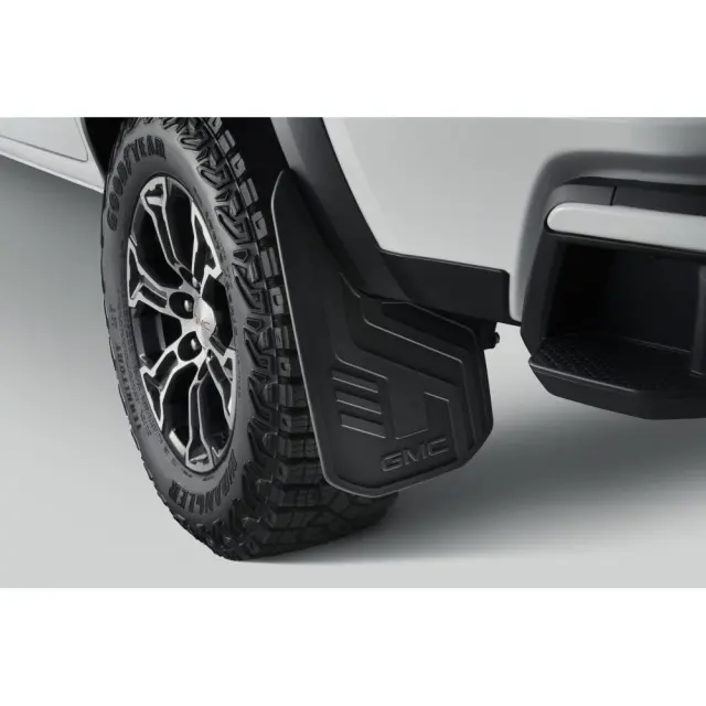 2024 GMC Canyon Rear Flat Splash Guards - Black With Gmc Logo 84944143 ...