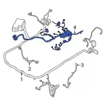 Ford Dealership 2020-2022 Ford Mustang Engine Wiring Harness KU5Z ...