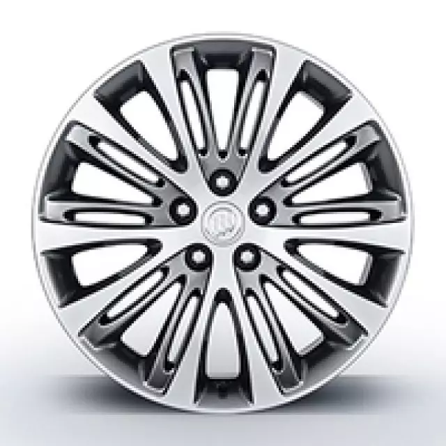 23283742 - 19x7.5-Inch Aluminum 5-Split-Spoke Wheel in Midnight Silver ...