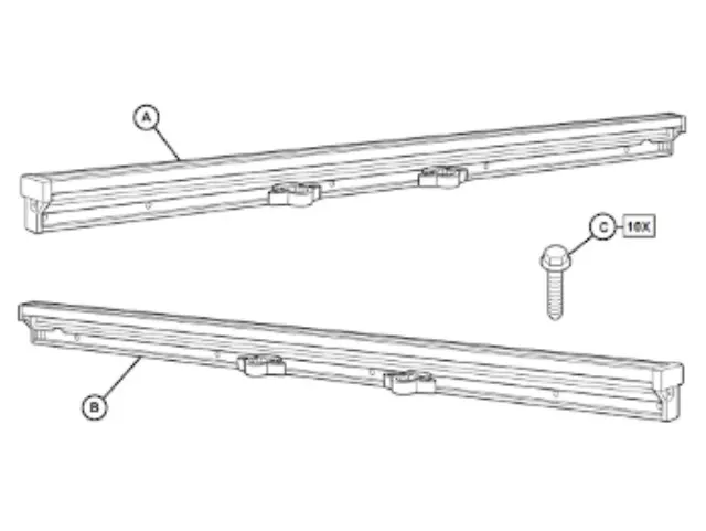 2019-2024 Ram 1500 Utility Rails 82215810AB | Mopar Estores