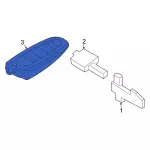 Genuine OEM Ford Part - Keyless Entry Transmitter HC3Z-15K601-F ...