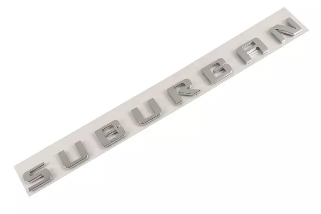 2007-2020 GM Bright Chrome Front Side Door Suburban Name Plate 15825694 ...