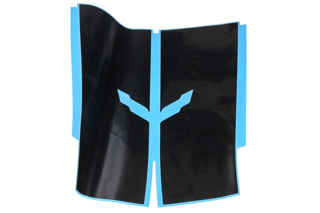 2016-2019 Chevrolet Corvette Black Front Bumper Fascia Upper Decal ...