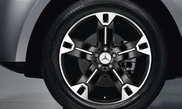 2006-2012 Mercedes-Benz Wheel (20 Inch) 2-Tone 10-Spoke - Black 6-6-47 ...