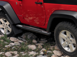 2007-2018 Jeep 2007-2015 Jeep Wrangler 4 Door Satin Black Tubular Side ...