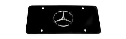 Q-6-88-0059 - License Plate, Marque With Star Logo 2004-2014 Mercedes ...