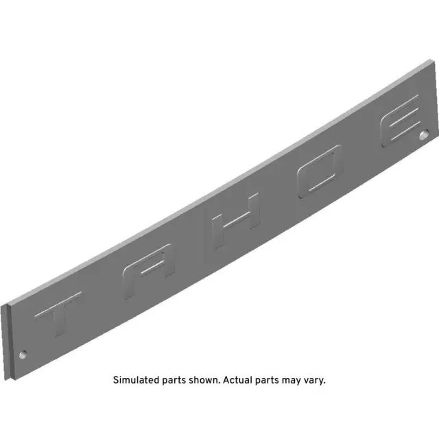 2021-2024 Chevrolet Tahoe Chrome Liftgate Vehicle Name Plate 84701872 ...