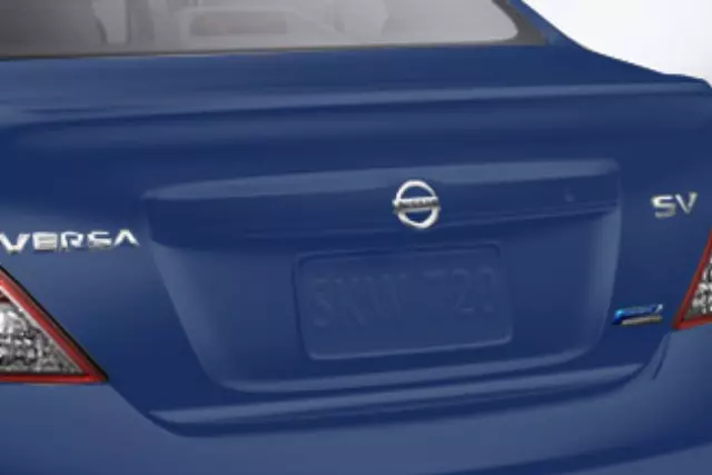 2012-2017 Nissan Versa Rear Decklid Spoiler (B23 - Blue Onyx) K6030 ...