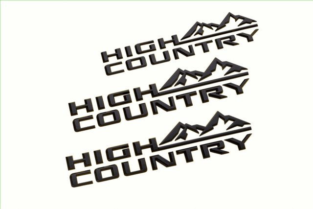 2023 Chevrolet Exterior Emblems, High Country, Black 85101611 ...