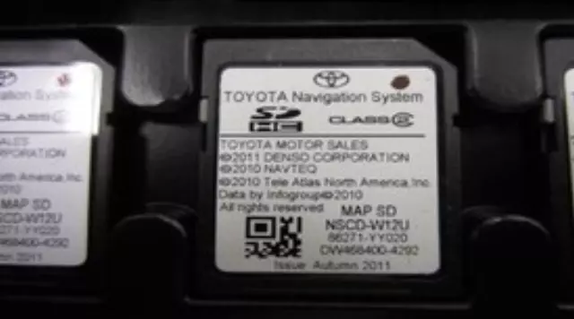 2012-2014 Toyota Sd Card Map Disc PT725-08144 | Toyota Parts Center