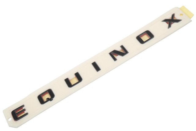 2018-2022 Chevrolet Equinox Black Front Side Door Vehicle Name Plate ...