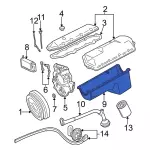 1997-2003 Ford Oil Pan YC3Z-6675-A | OEM Parts Online