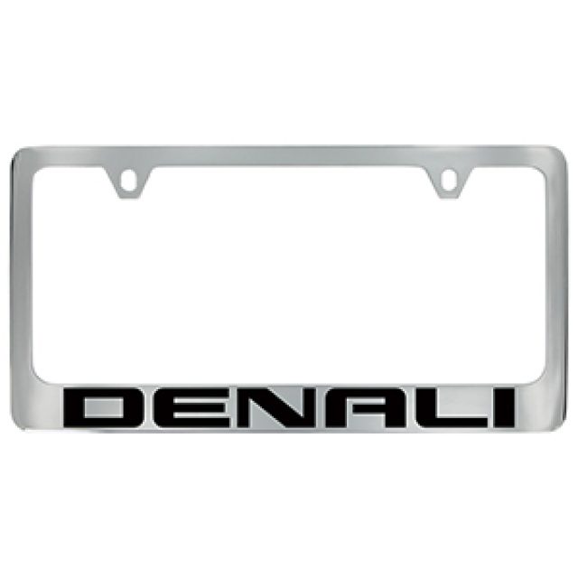 Genuine OEM License Plate Frame, Chrome, Denali Part# 19368092 Fits ...