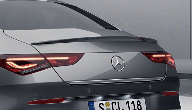 118-757-16-00 - Rear Trim Strip - High-Sheen Chromed 2020-2021 Mercedes ...