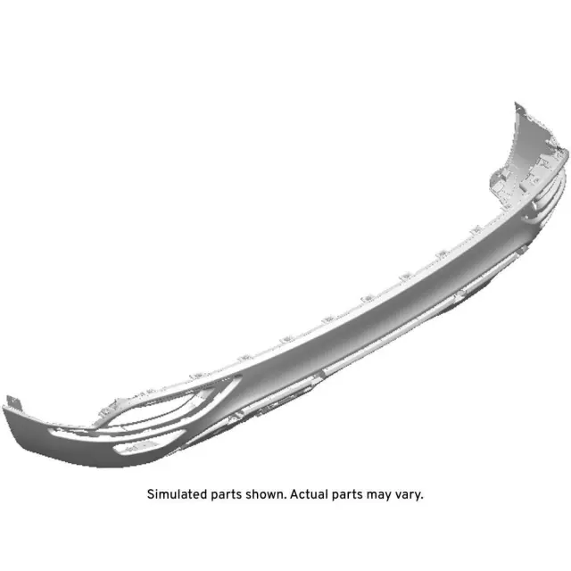 Black Rear Bumper Lower Fascia Package 84761435 GM | GMPartsDirect.com