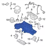 Genuine OEM Ford Part - AC & Heater Assembly DL3Z-19850-H | Genuine OEM ...