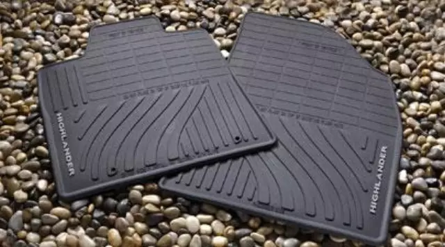 Genuine Toyota 2PC All Weather Mats Black Front Handler part# PT908 ...