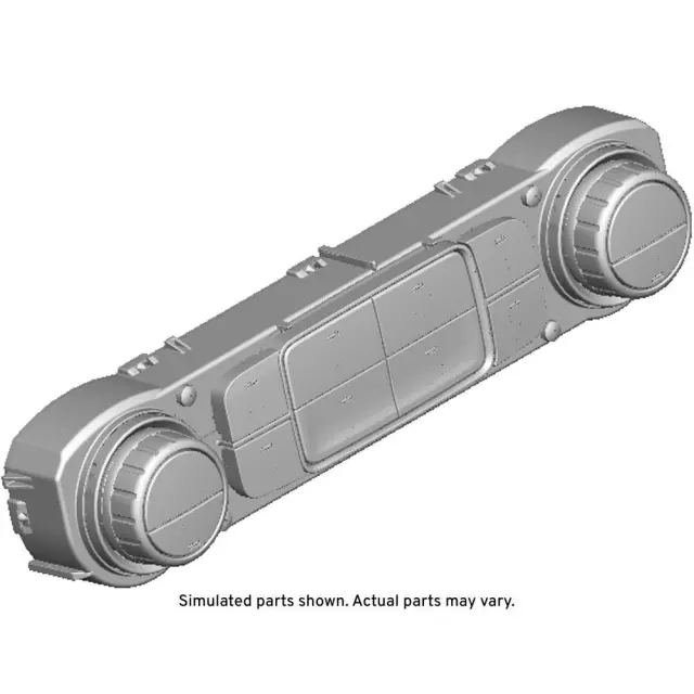 84263101 - Black Carbon Heating and Air Conditioning Control Panel ...