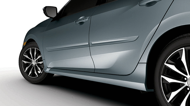 OEM 2021 Honda Civic Body Side Moldings - Championship White 08P05-TGG ...