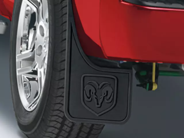 82216220AA - 2010-18 Dodge Ram Rear Dually Rubber Mud Flaps Splash ...