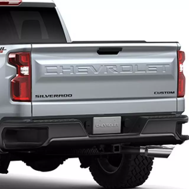 2019-2024 Chevrolet Silverado Custom Trail Boss Emblems - Black ...