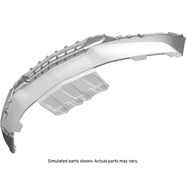 2018-2021 Chevrolet Traverse Black Front Bumper Lower Fascia 84402020 ...