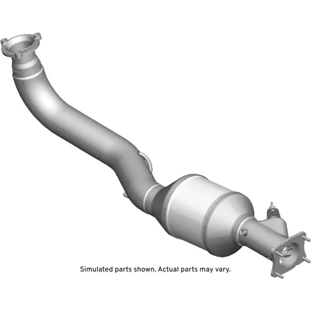 2015-2016 GM Oxidation Catalytic Converter with Pipes, Vaporizer ...